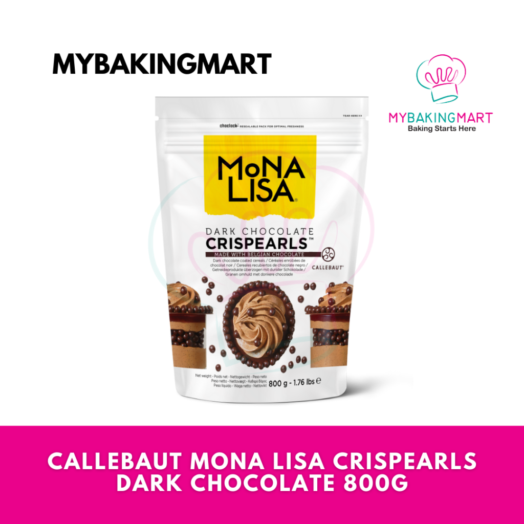 Callebaut Crispearls™ Mona Lisa Dark / Milk / White Chocolate 800g ...