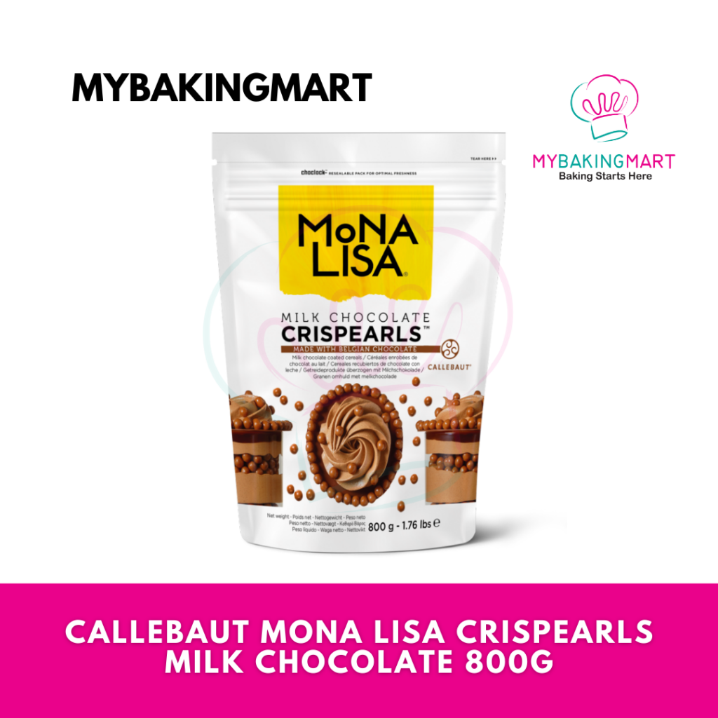 Callebaut Crispearls™ Mona Lisa Dark / Milk / White Chocolate 800g ...