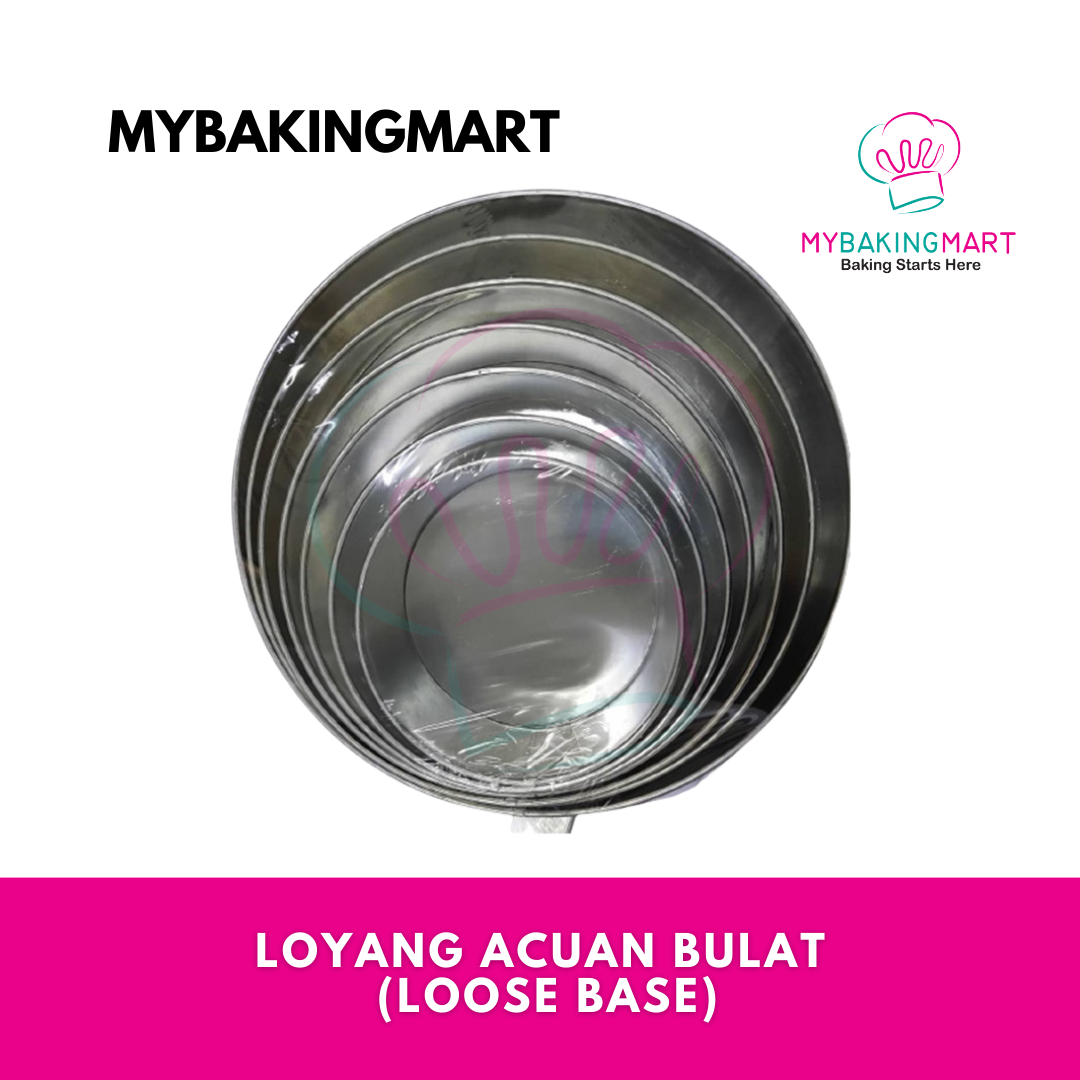 Aluminium Round Cake Pan Loyang Bulat MyBakingMart Aluminium Round Cake Pan Loyang Bulat MyBakingMart