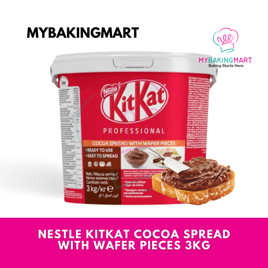 Nestle Kitkat Spread With Wafer Pieces 3kg - MyBakingMart