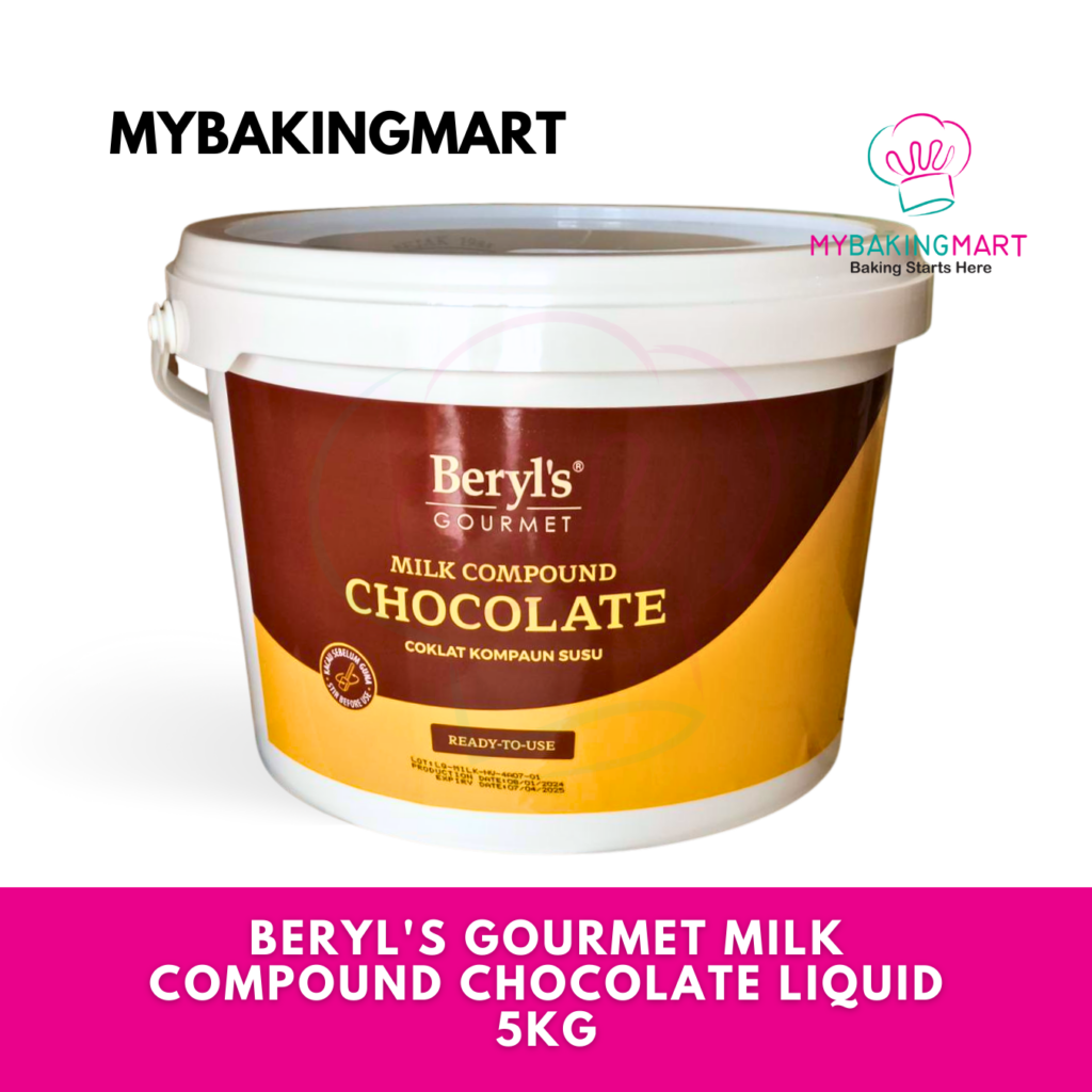 Beryl's Milk Compound Chocolate Liquid 5kg - MyBakingMart